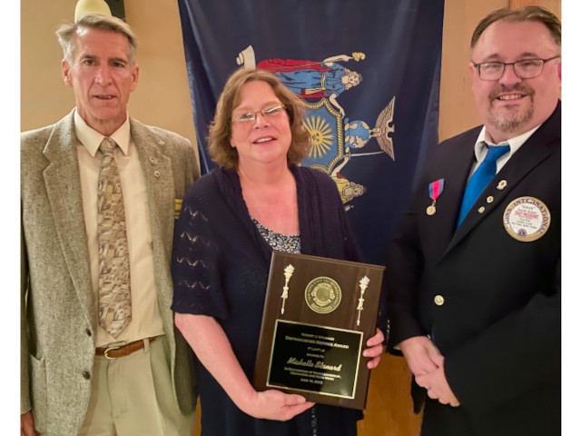 iHeart Oswego - Fulton Lions Stanard Receives Uplinger Service Award